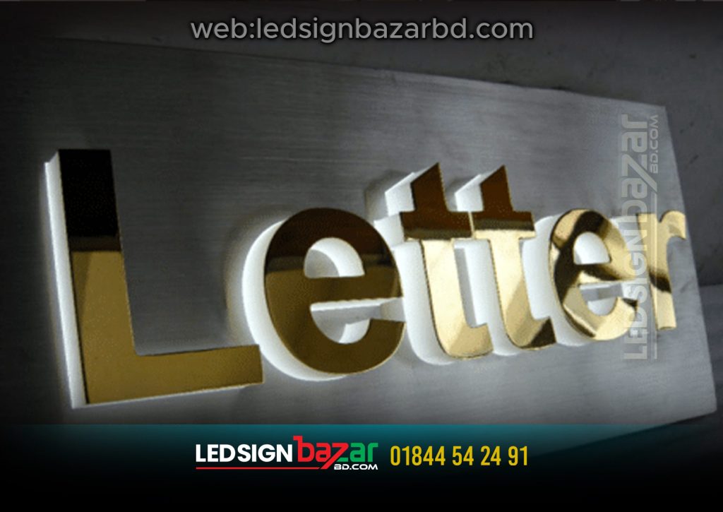ACRYLIC LETTER SIGNAGE WHITE COLOR BANANI SIGNAGE COMPANY BANGLADESH ...
