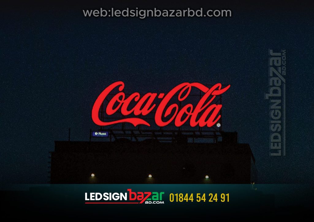 COCA COLA ACRYLIC LETTER SIGNAGE BD - Led Sign Bazar /Best LED ...