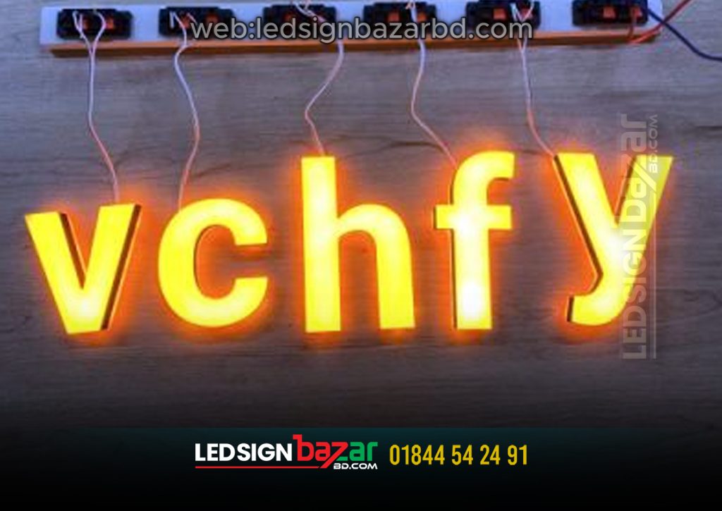 Acrylic Led Lighting Sign Board In Bangladesh