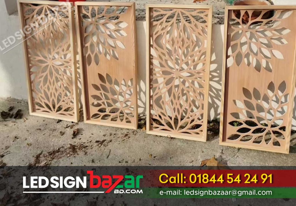 CNC Jali Cutting With LED Lighting For Your House Interior Design