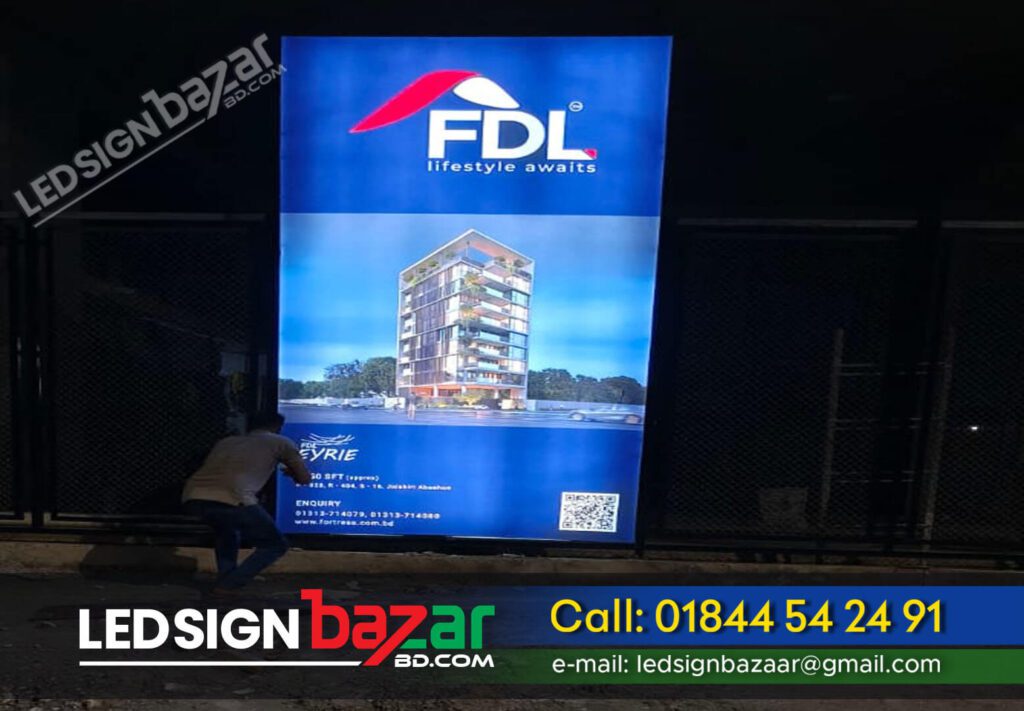 Acrylic Front Lit Letter Sign Board